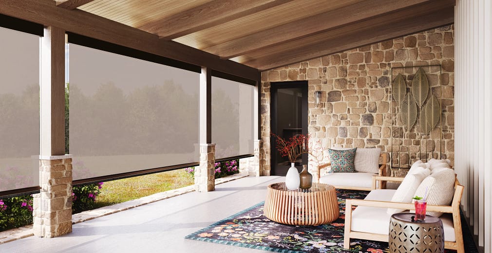 Motorized Retractable Patio Screens - Loveland Ohio